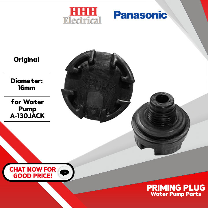 PANASONIC WATER PUMP MODEL A-130JACK SPARE PART PRIMING PLUG ASSY ...
