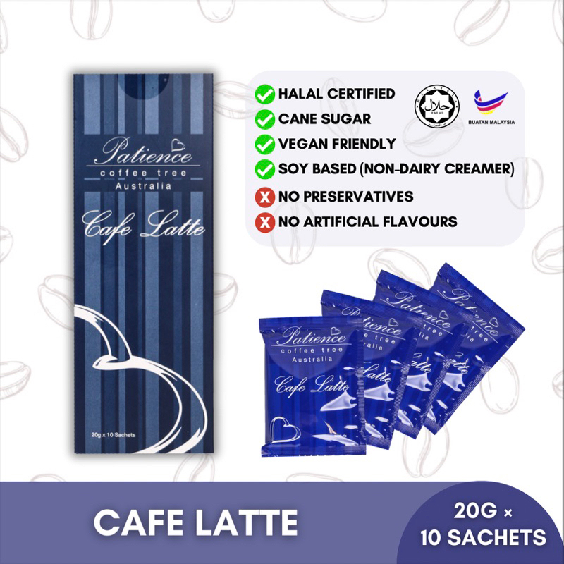 Patience Coffee Australia Latte (20g × 10 sachets) | Shopee Malaysia
