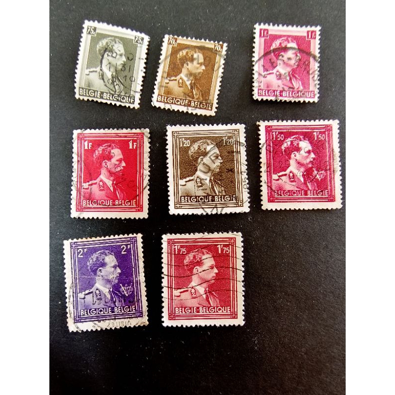 EU42 Belgium definitive stamps 8v used | Shopee Malaysia