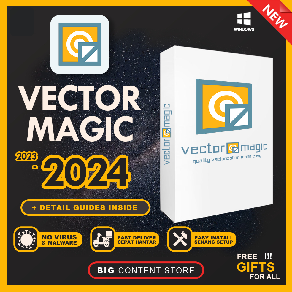 Vector Magic Desktop Edition 2024 💯 EASY INSTALL SOFTWARE 💯 LIFETIME ...