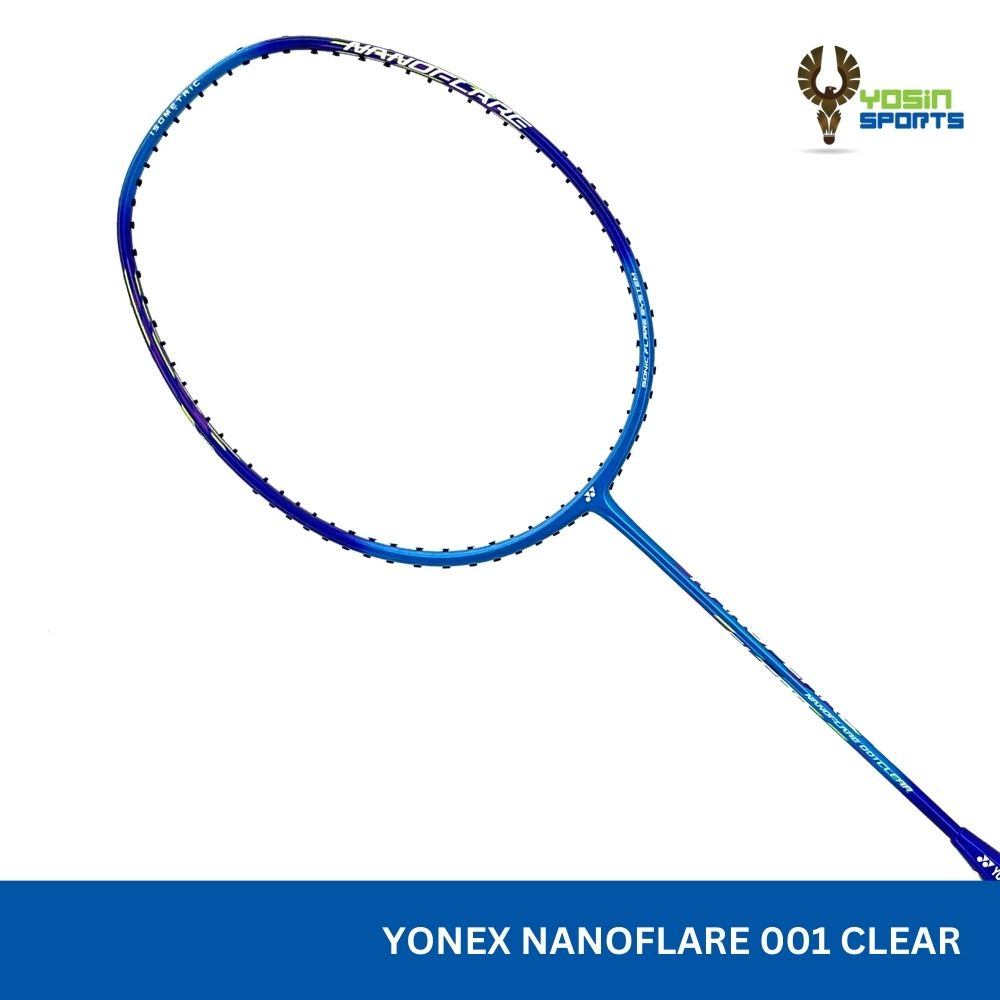 YONEX NANOFLARE 001 CLEAR Badminton Racket + Free String & Grip ...