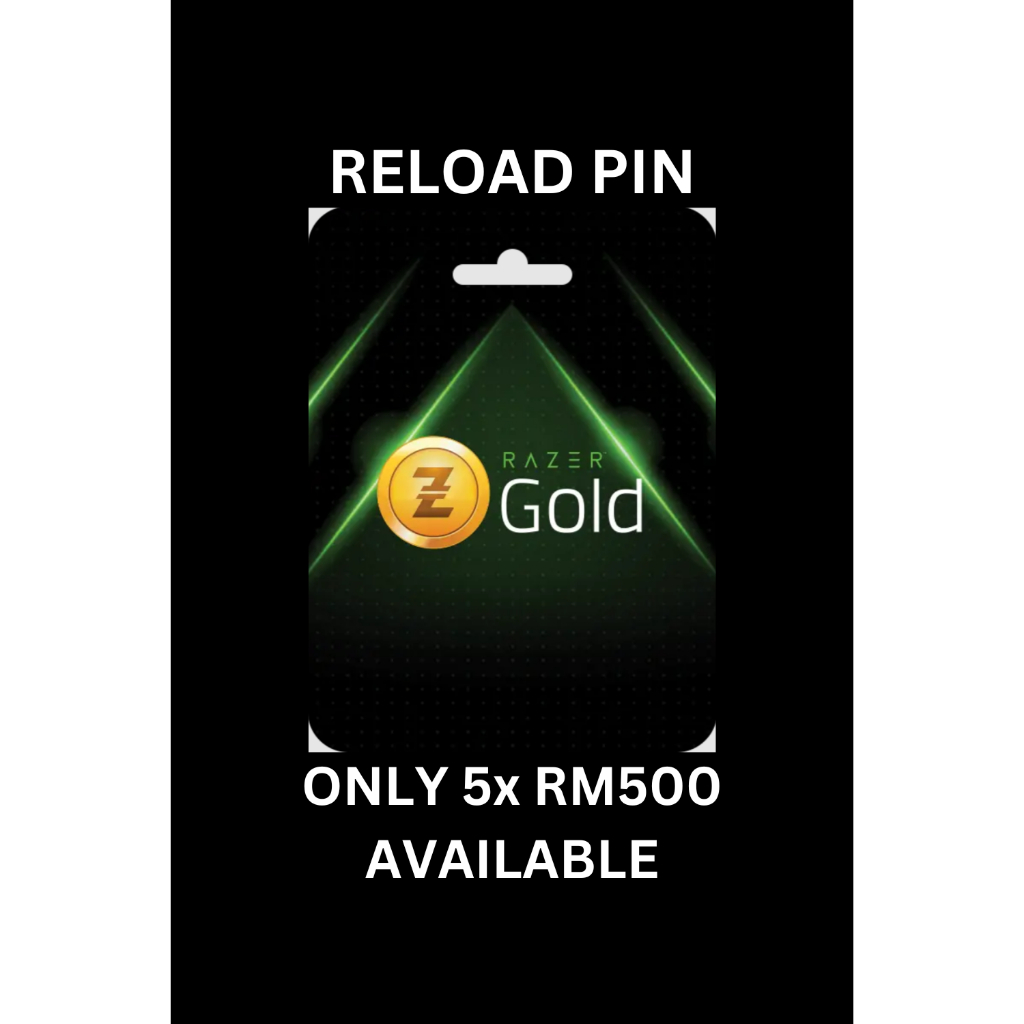 Razer Gold RM 500 (reload pin) | Shopee Malaysia