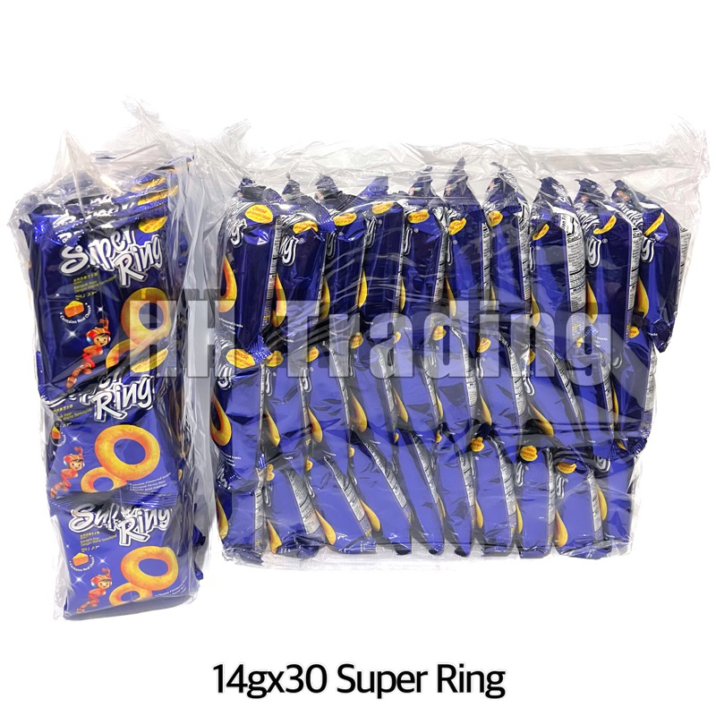 14g x 30’s ORIENTAL CRACKER SNACKS [SUPER RING / ROTA PRAWN / GREEN PEA ...