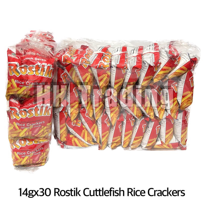 14g x 30’s ORIENTAL CRACKER SNACKS [SUPER RING / ROTA PRAWN / GREEN PEA ...