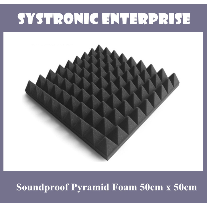 High Quality Soundproof Pyramid Foam 50cm x 50cm | Shopee Malaysia