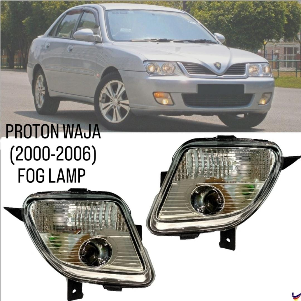 Proton Waja 2000 Year Front Bumper Spotlight Fog Lamp Light Lampu Depan ...