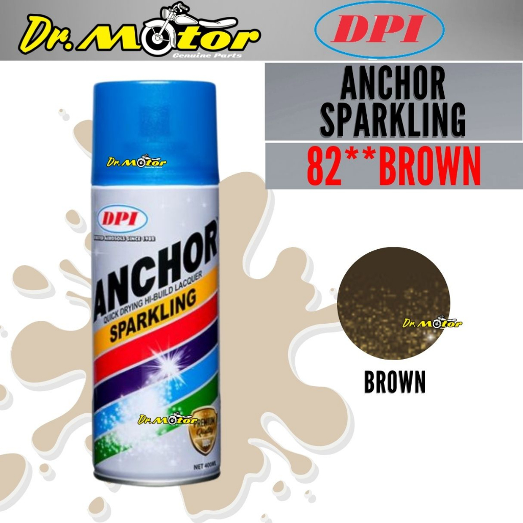 ANCHOR 82** 82 Sparkling Brown Coklat Can Spray Paint 400ML Cat Spray ...