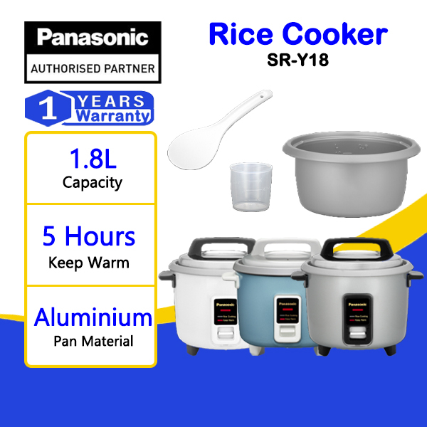 PANASONIC SR-Y18GASKN 1.8L CONVENTIONAL RICE COOKER SR-Y18GASKN ...