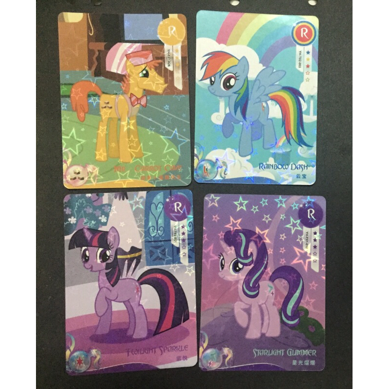 Cartoon Pony 小马宝莉 Collection Cards 4 pcs | Shopee Malaysia