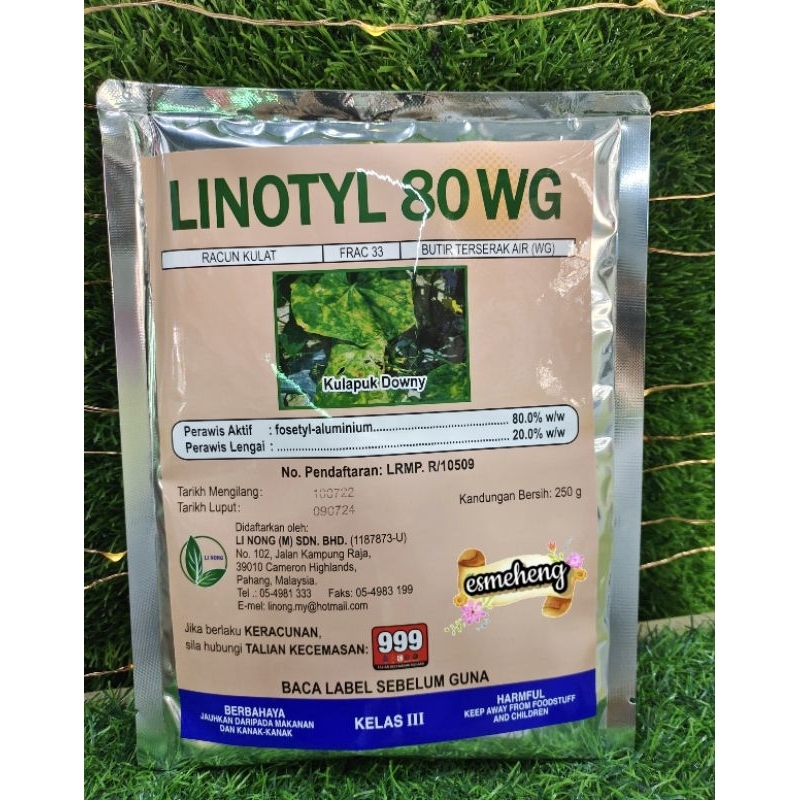250g Linotyl 80WP / Bayer Aliette Racun Kulat (Kanker Durian) | Shopee ...