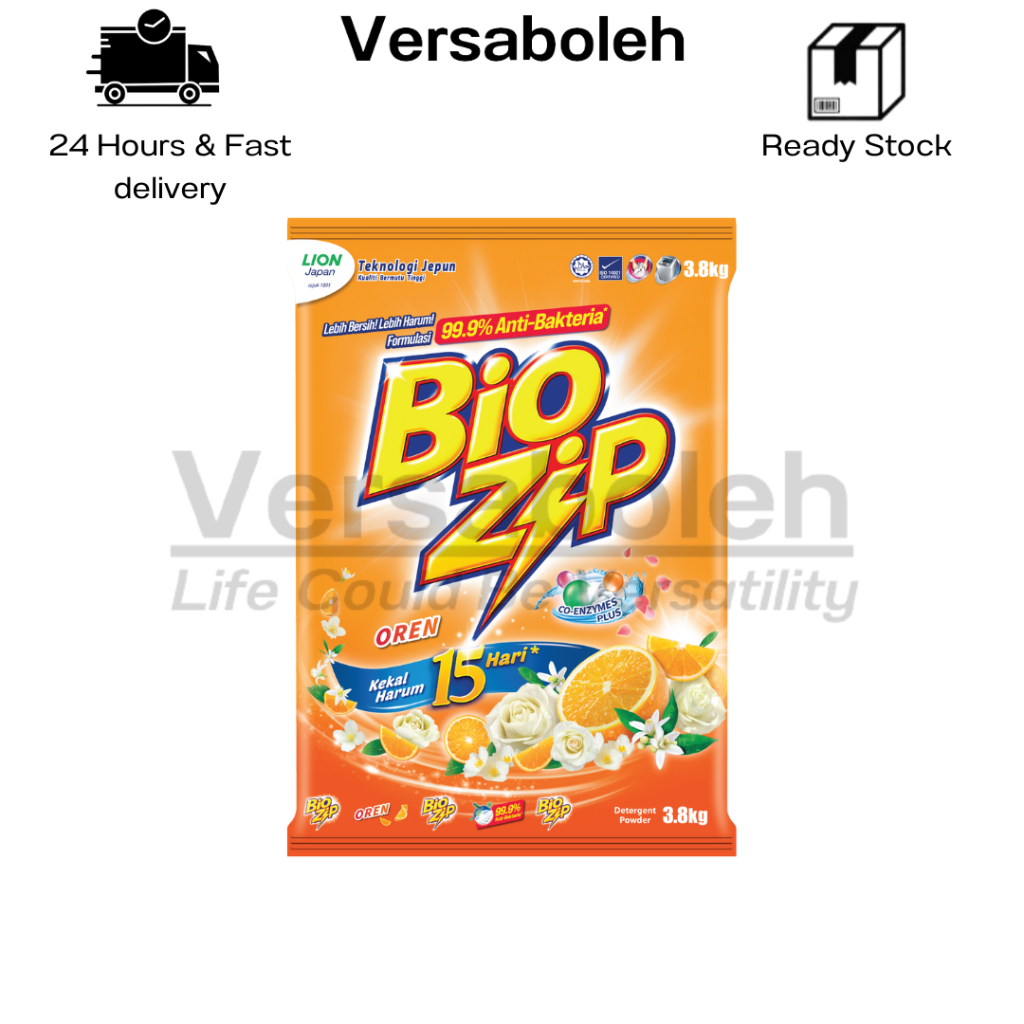BIO-ZIP BIOZIP DETERGENT POWDER (Oren) | Shopee Malaysia