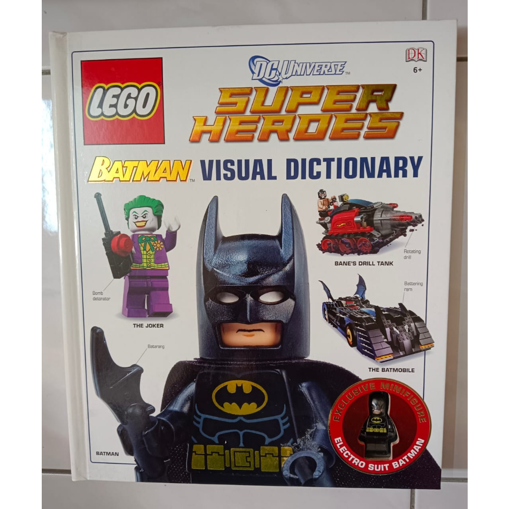 LEGO Batman: Visual Dictionary With Exclusive Electro Suit Minifigure ...