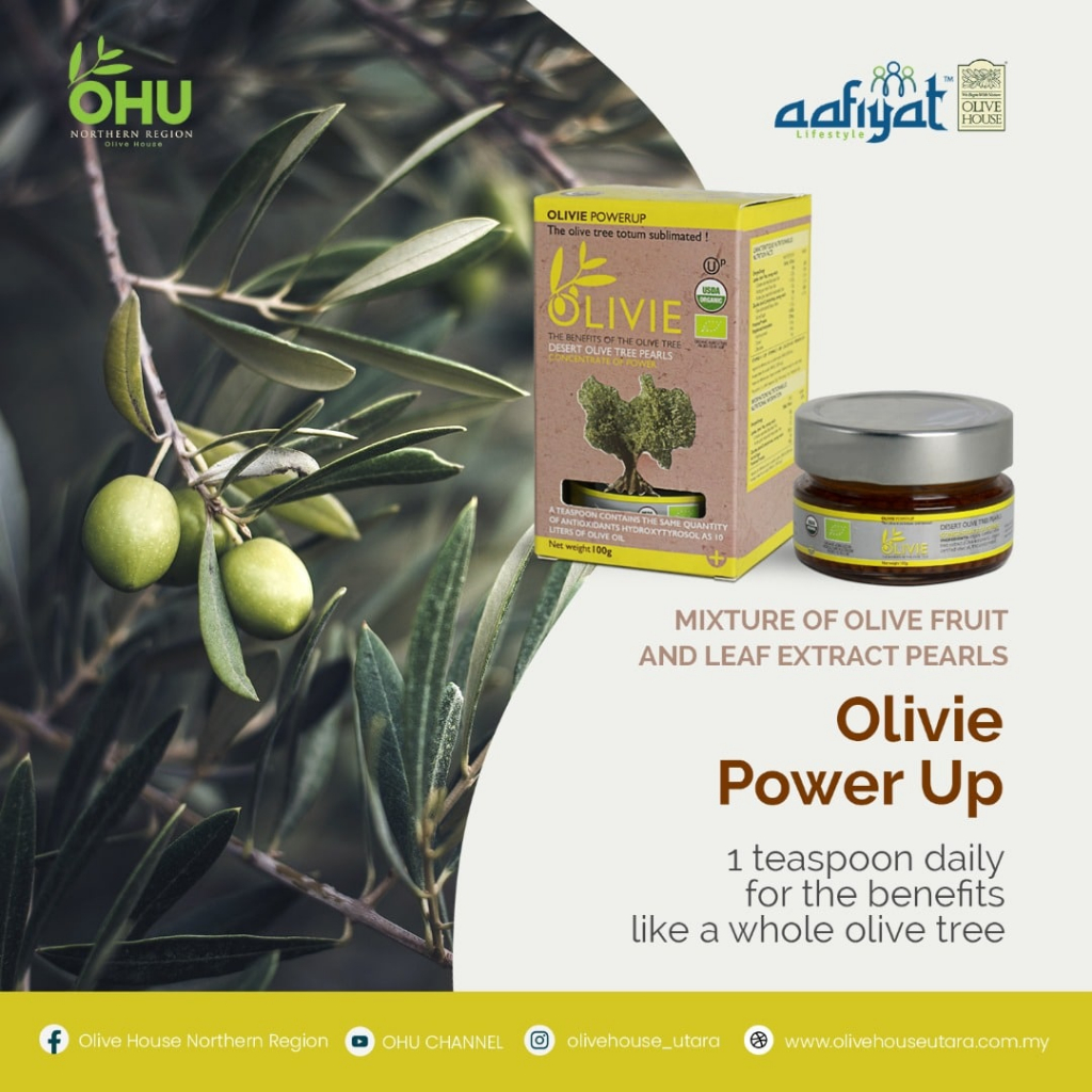 Aafiyat Olivie Power Up 100g minyak zaitun extra virgin bersama mutiara ...