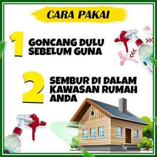 MR Power Insect Repellent Spray Cicak Lizard Lipas Lipan Anai-Anai Anti ...