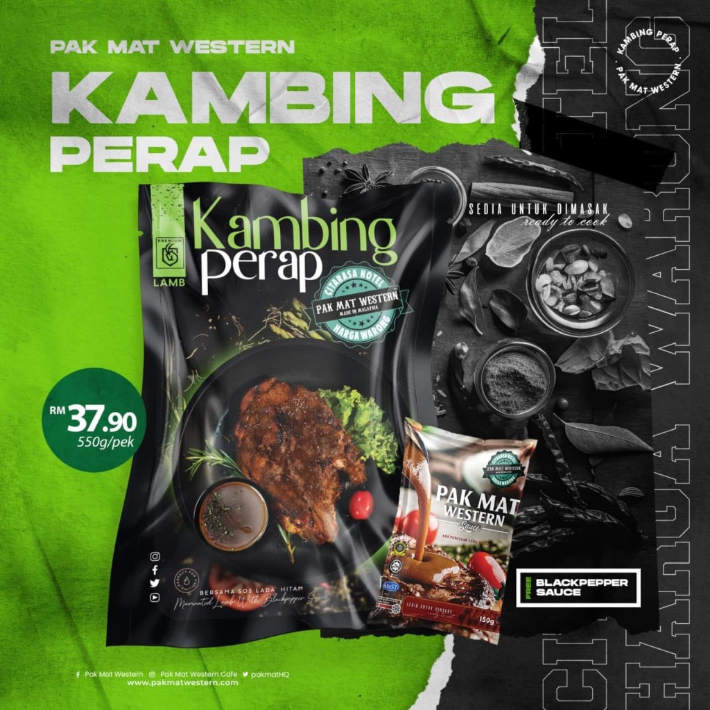 *delivery only penang* Kambing perap PakMat western | Shopee Malaysia