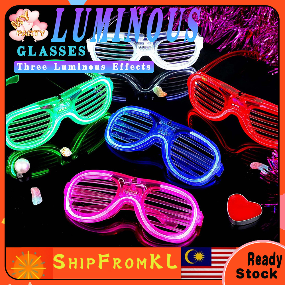 Party Led Light Glasses Glow Glasses Glow in the Dark Party Party Pack ...