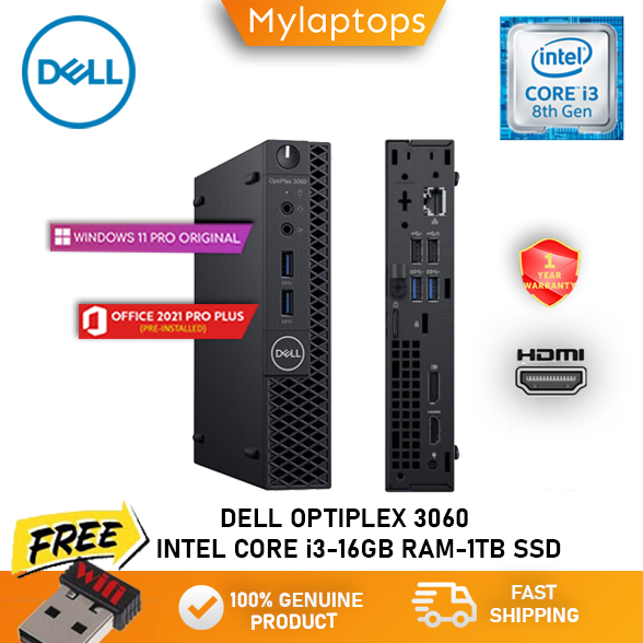 DELL OPTIPLEX 3060/3050 MICRO MINI PC [INTEL CORE i3 / UP TO 16GB DDR4 ...