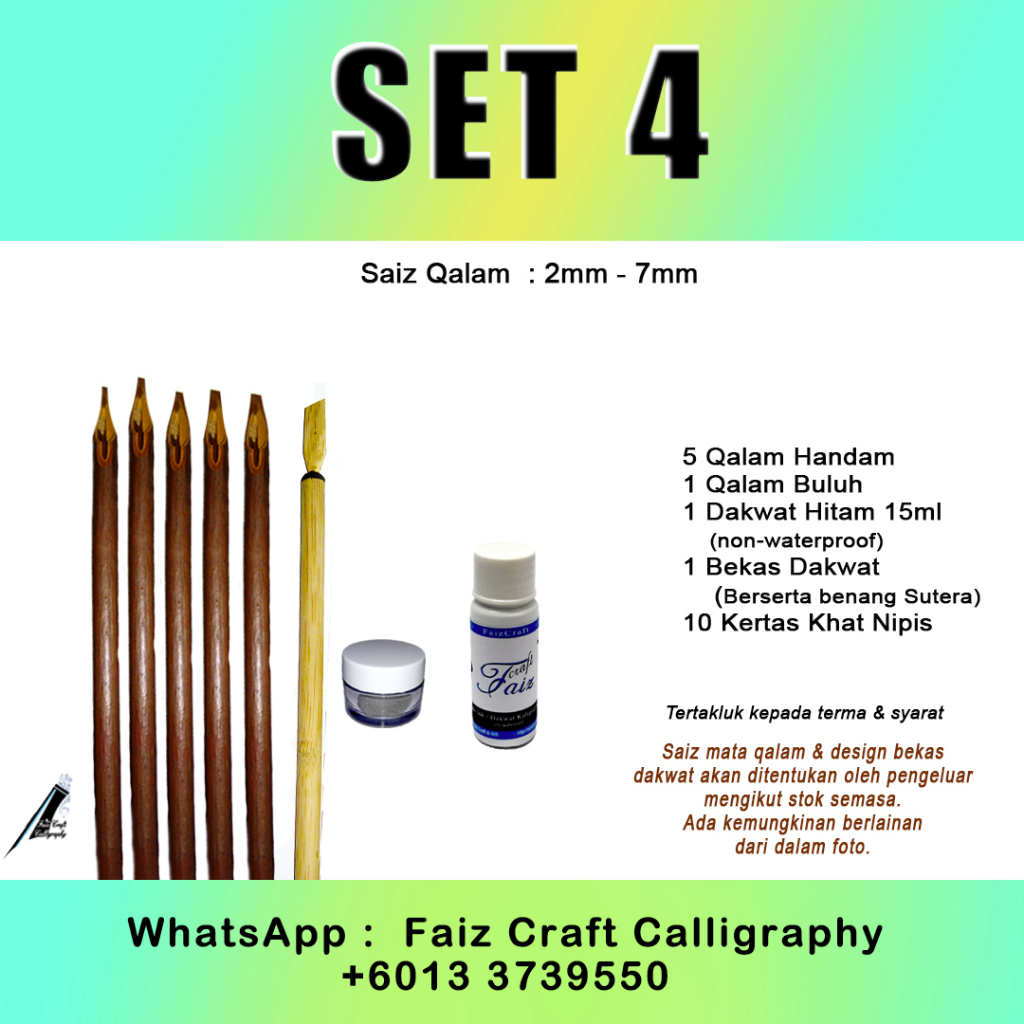 SET 4 PEN TRADISIONAL KHAT | Shopee Malaysia