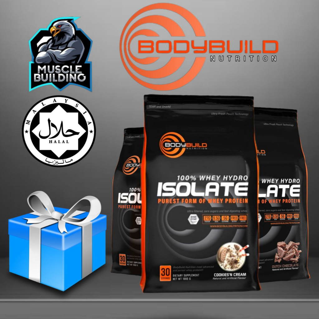 BodyBuild 100% Whey Hydro Isolate 2.2lbs Purest Form Of Whey Isolate ...