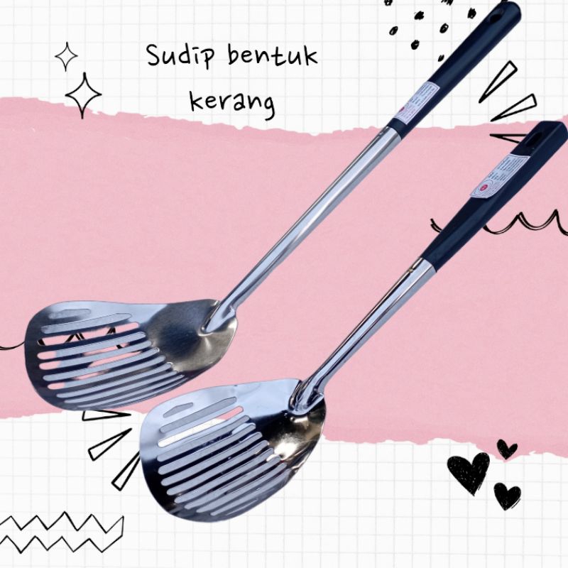 Sudip Goreng (Bentuk Kerang) / Sudip Tapis Minyak / Spatula / Sudip ...