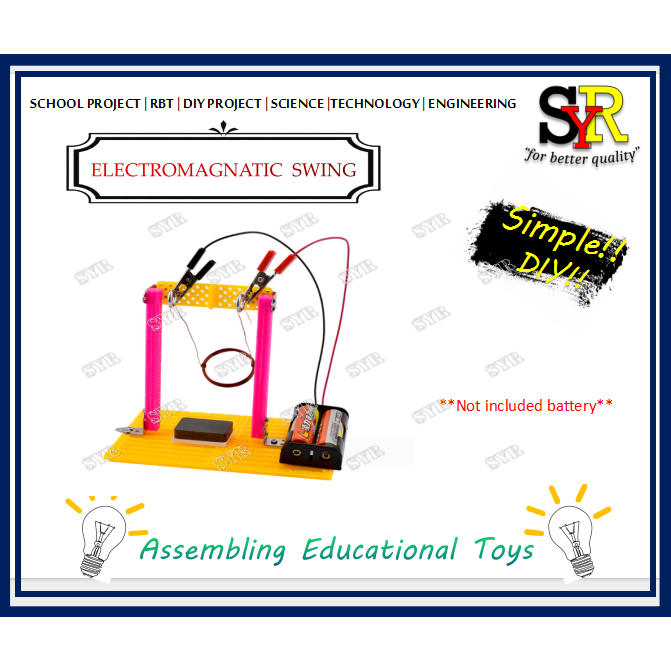NEW!! DIY Kit Electromagnatic Swing Science School Project RBT Primary ...