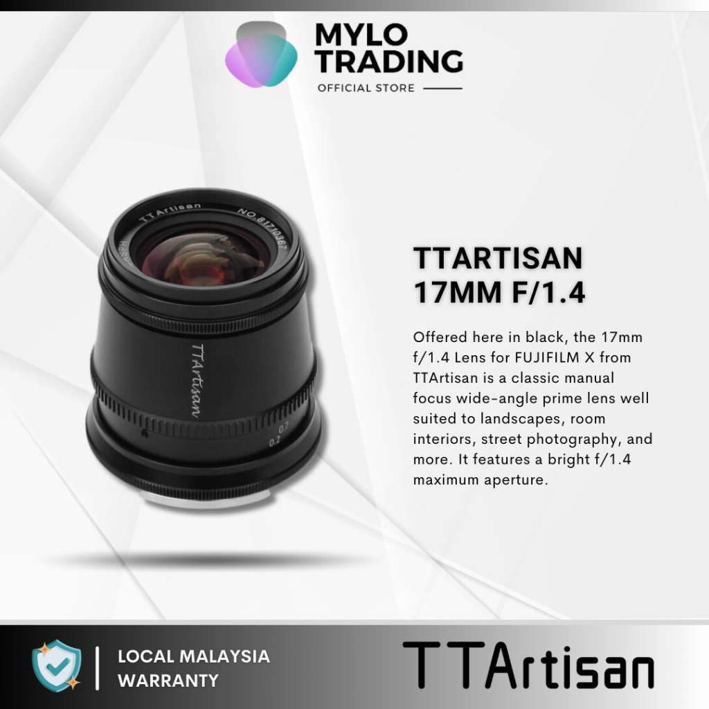 My Ttartisan 17mm F1 4 Aps C Cameras Lens Manual Focus Mf For Sony