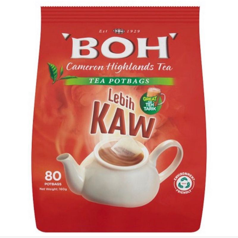 BOH KAW Tea Potbags 80 / 40 / 100 / 120 sachet EXP2024-2025 | Shopee ...