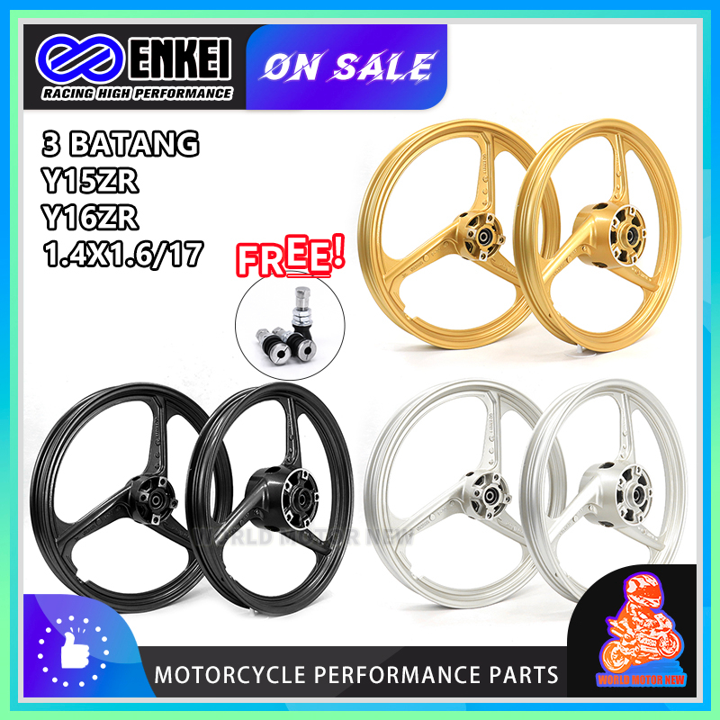 ENKEI SPORT RIM 3 BATANG YAMAHA Y15ZR V1 V2 Y16ZR DISC DEPAN 245MM DISC BELAKANG | Shopee Malaysia