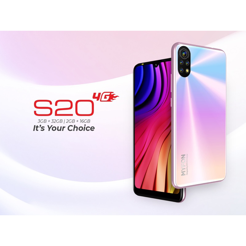 MYFON S20 4g - 6.5 HD" SCREEN BESAR , 3GB RAM + 32GB ROM, Face Unlock ...