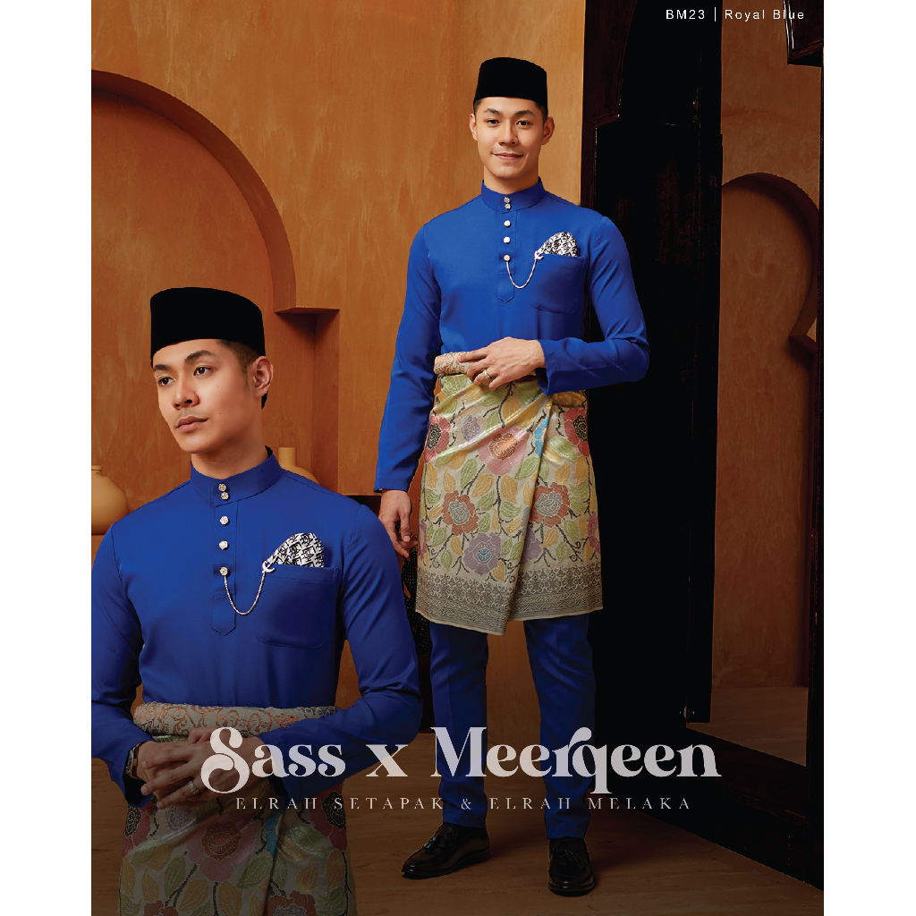 BAJU MELAYU ROYAL BLUE C23 | PREMIUM FIT | ELRAH EXLUSIVE MAGNIFICENT 4 ...