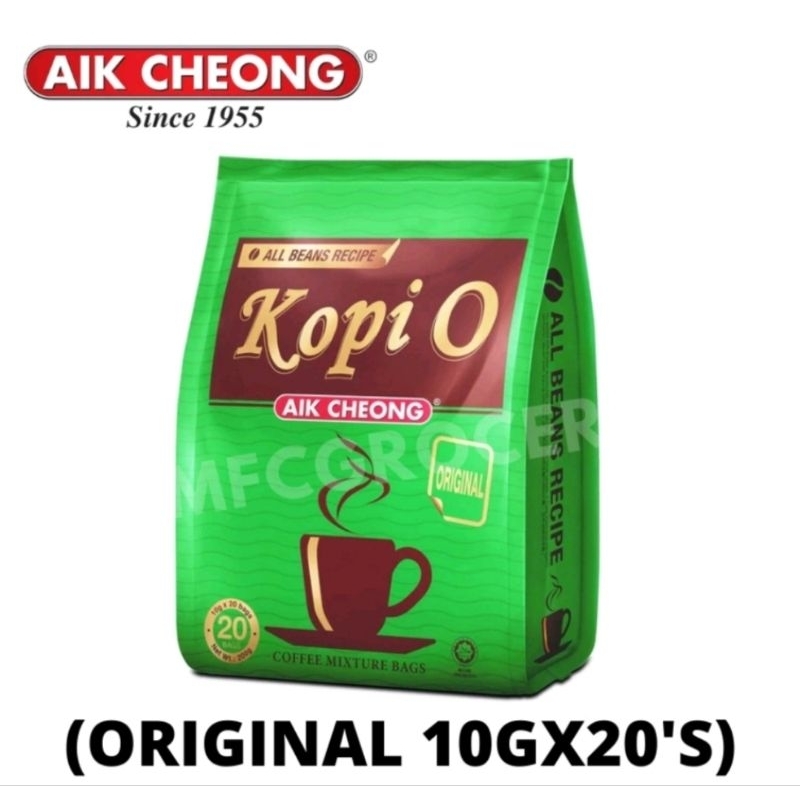 AIK CHEONG Kopi O Bag (10g x 20 Sachets) - Original | Shopee Malaysia
