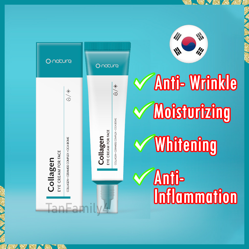 O.Nature Collagen Eye Cream For Face (30ml) Korea Dual Function Anti ...