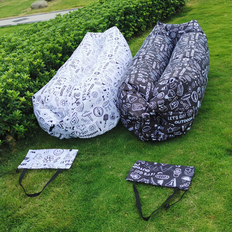 Inflatable Sofa Wind Picnic Camping Air Lazy Sofa Lounge Bed / Camping ...