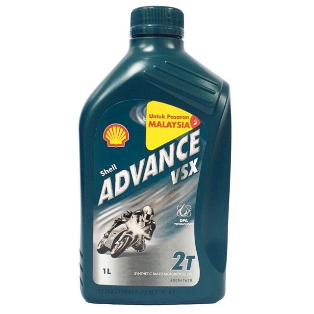 SHELL ADVANCE VSX 2T ENGINE OIL 1L 1LITRE 100% ORIGINAL | Shopee Malaysia