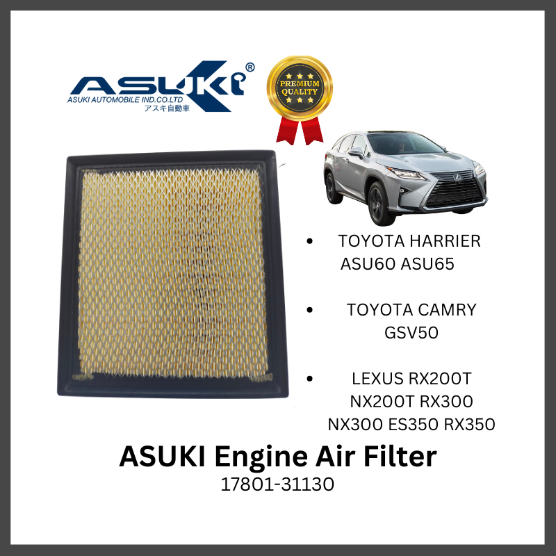 ASUKI Engine Air Filter Toyota Harrier ASU60 ASU65 Lexus RX200T NX200T ...
