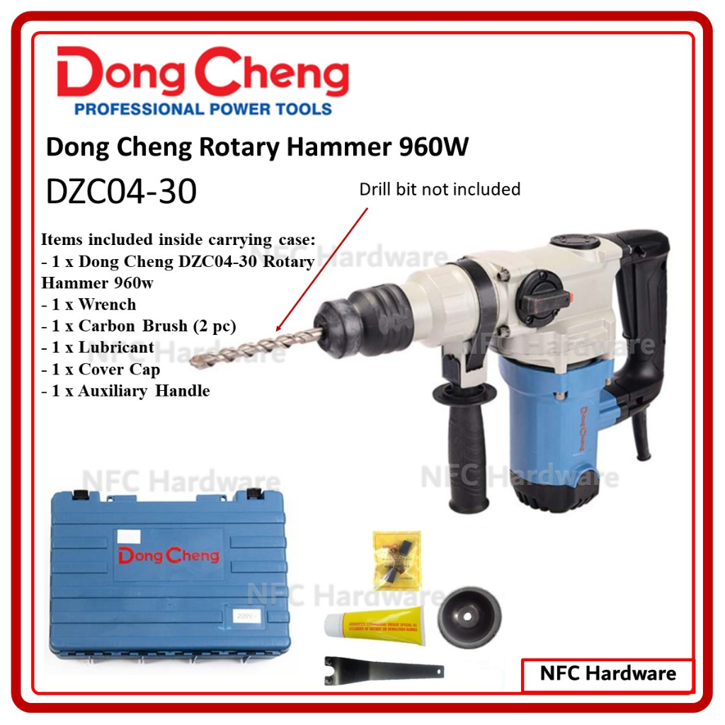 DONG CHENG DZC04-30 Rotary Hammer 960W | Shopee Malaysia