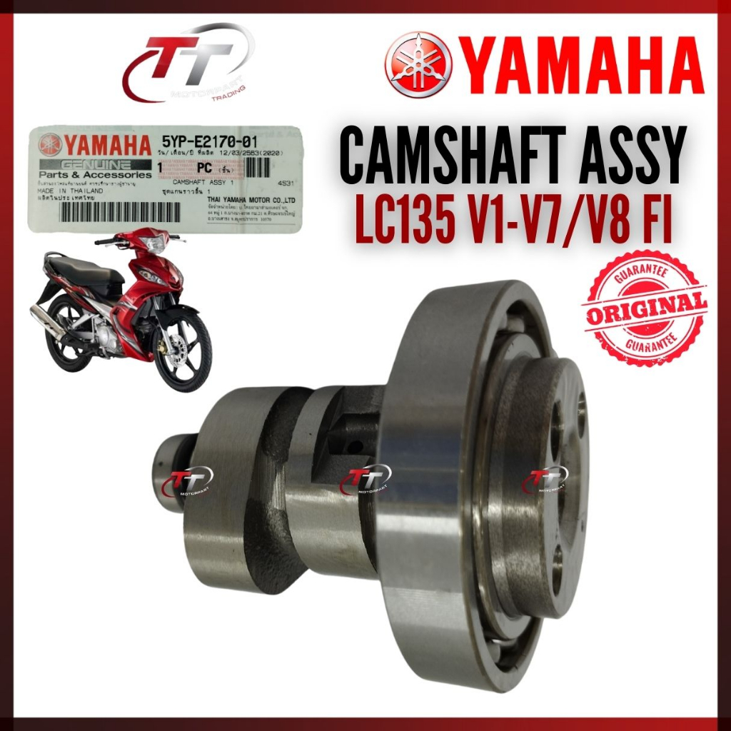 LC 135 V1 V2 V3 V4 V5 V6 V7 V8 FI 135LC LC FI Camshaft Kem Kam Cam ...
