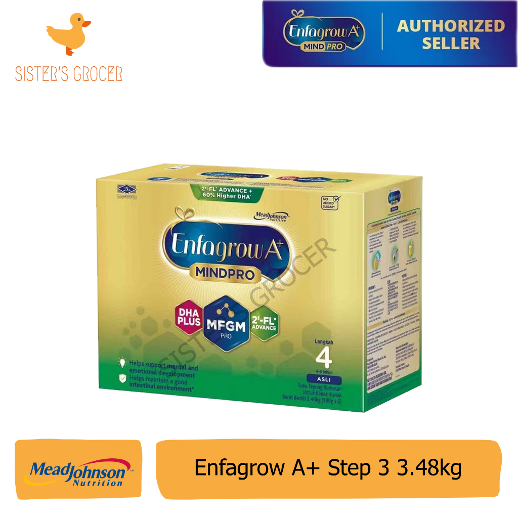 Enfagrow A+ MIndPro Step 4 3.48Kg Original/Vanilla | Shopee Malaysia