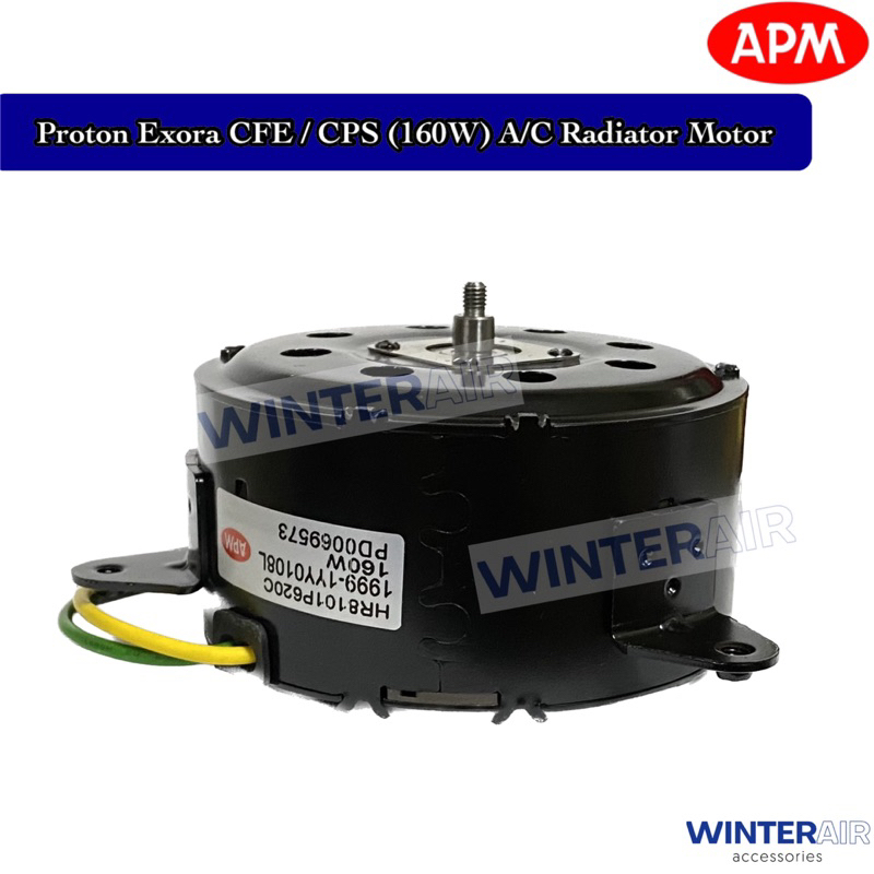 Proton Exora CFE / CPS (2009’-Present) • (160W-8101) Air Cond Radiator Fan Motor (APM Original ...