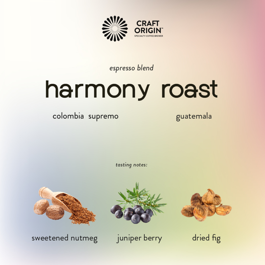Craft Origin - [Harmony Roast] Espresso Blend // 1KG // Roasted Bean ...
