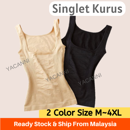 Singlet Kuruskan Perut Buncit Wanita / Seamless Shaper Camisole Top ...