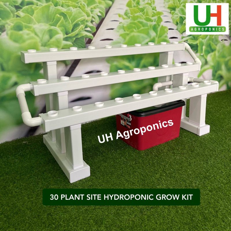 SET HIDROPONIK UHA-30CP | 30 POT HYDROPONICS DFT SYSTEM DIY PVC | Shopee Malaysia