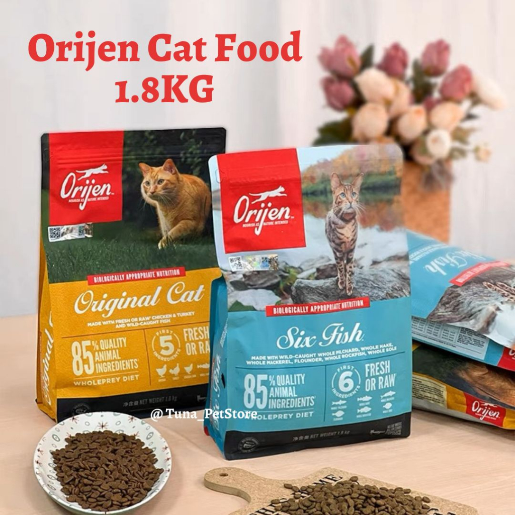 Orijen Cat Food 1.8KG [ Six Fish / Original Cat ] (FREE BUBLLE WRAP ...