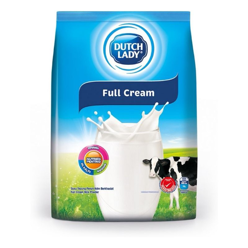 DUTCH LADY FULL CREAM MILK POWDER 900g/600g | Shopee Malaysia