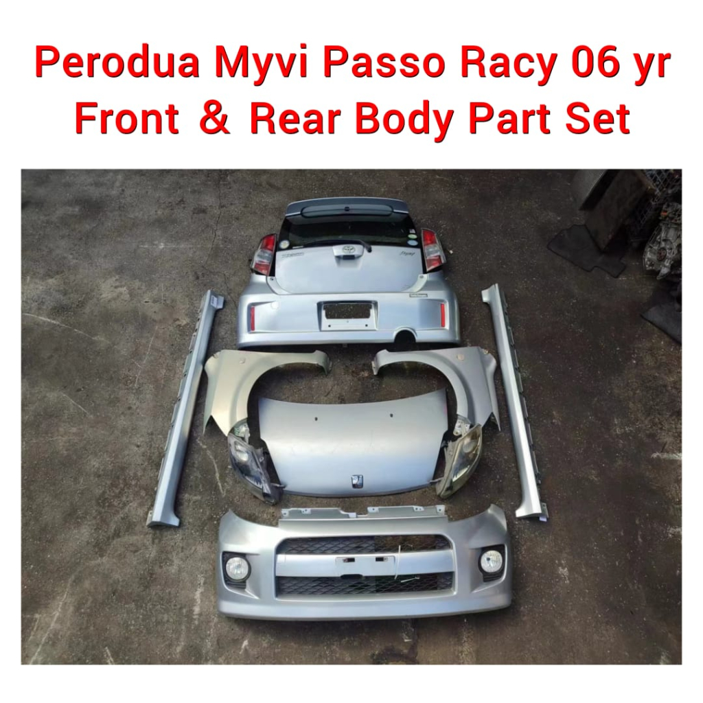 Perodua Myvi Passo Racy Front & Rear Body Part Set ( 06 Year's ...