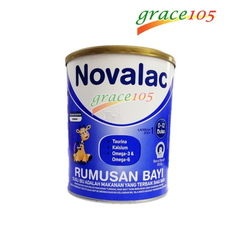Novalac Step 1 ( 0 - 12 month) 800g | Shopee Malaysia