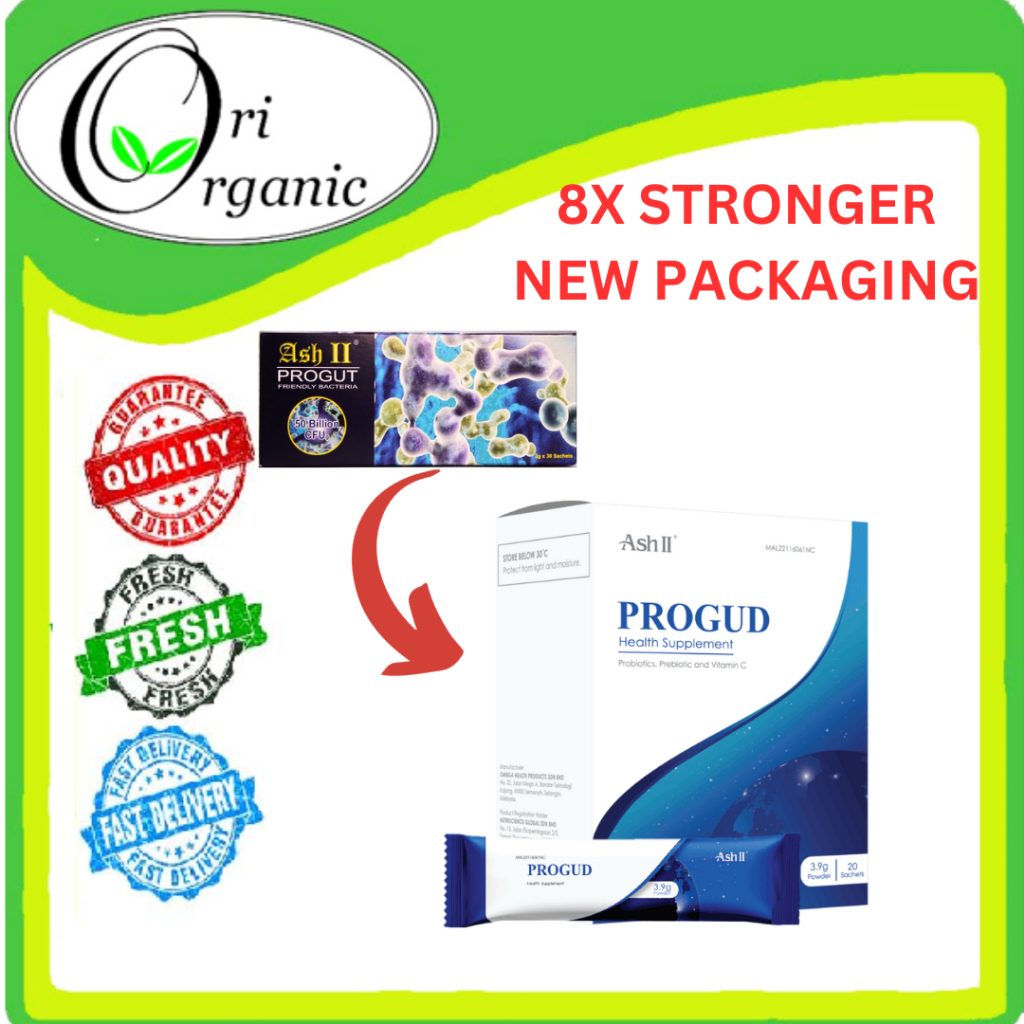 【VEGAN PROBIOTIC】 ASH II PROGUT PROBIOTIC 3.9g x 20sachet Exp 2/2027 ...
