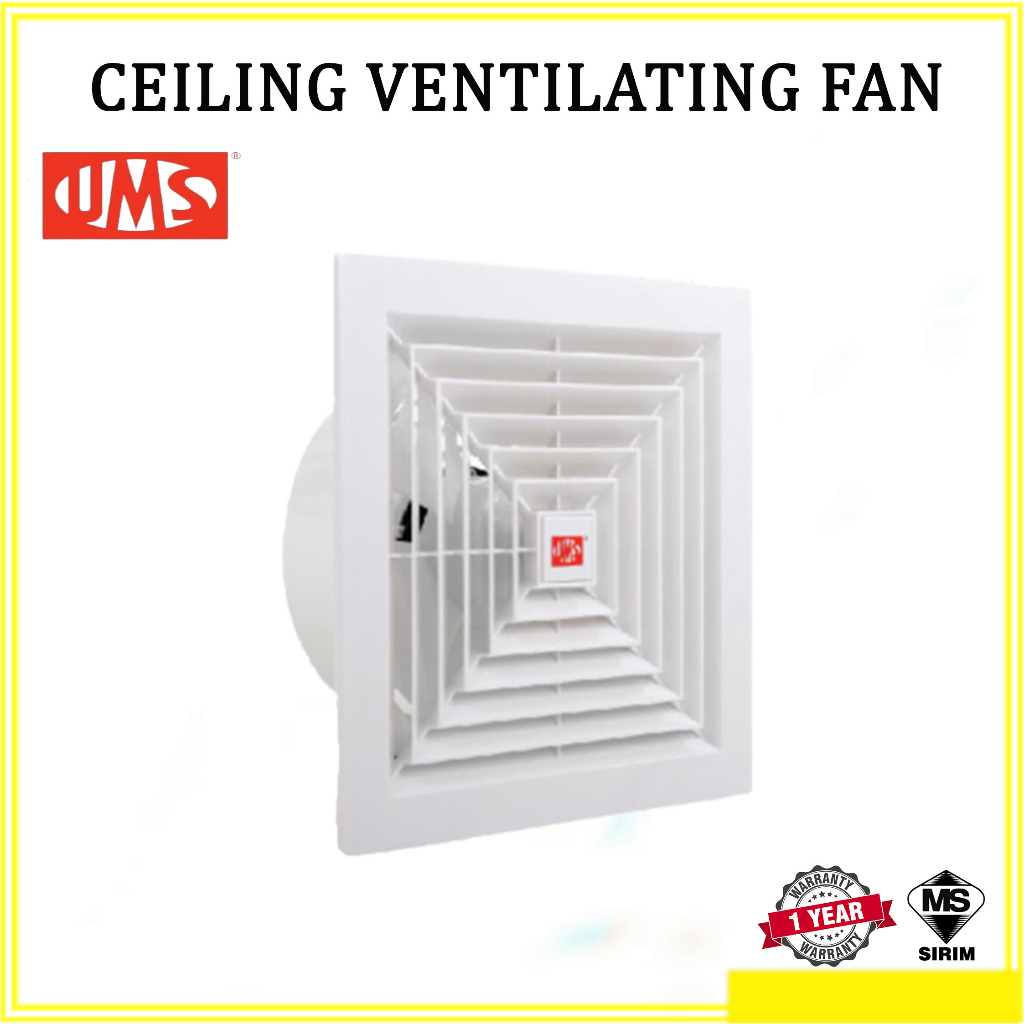 UMS 8"/10" Ceiling Exhaust Fan UMS20-CF/UMS25-CF Ventilation Fan ...