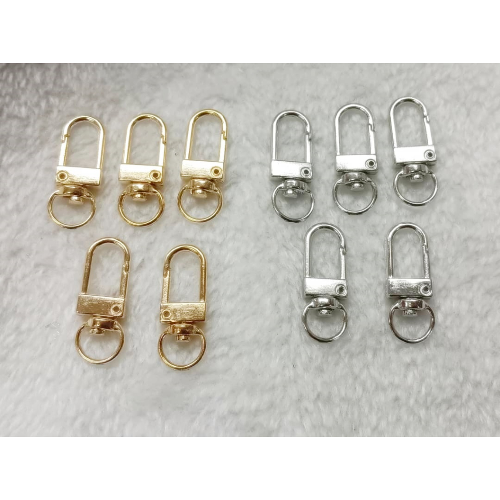 10pcs Buckle Keychain Clasp, Key Ring Findings, Clips Bag Finding, Key ...