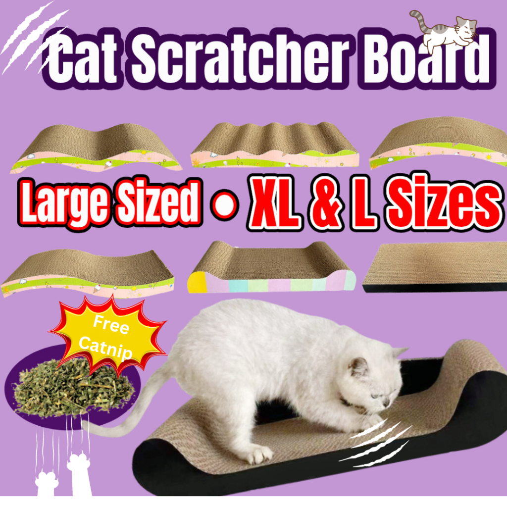 [1D Ships] Cat Scratcher Board Corrugated Cat Toy Corrugated Scratching ...
